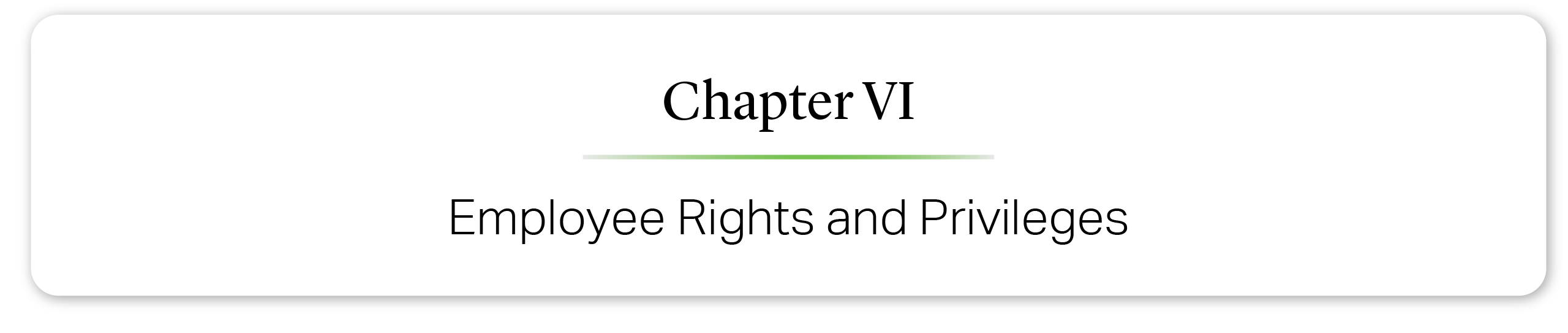 GCMH 2025, Chapter VI: Employee Rights and Privileges | Cleary Gottlieb