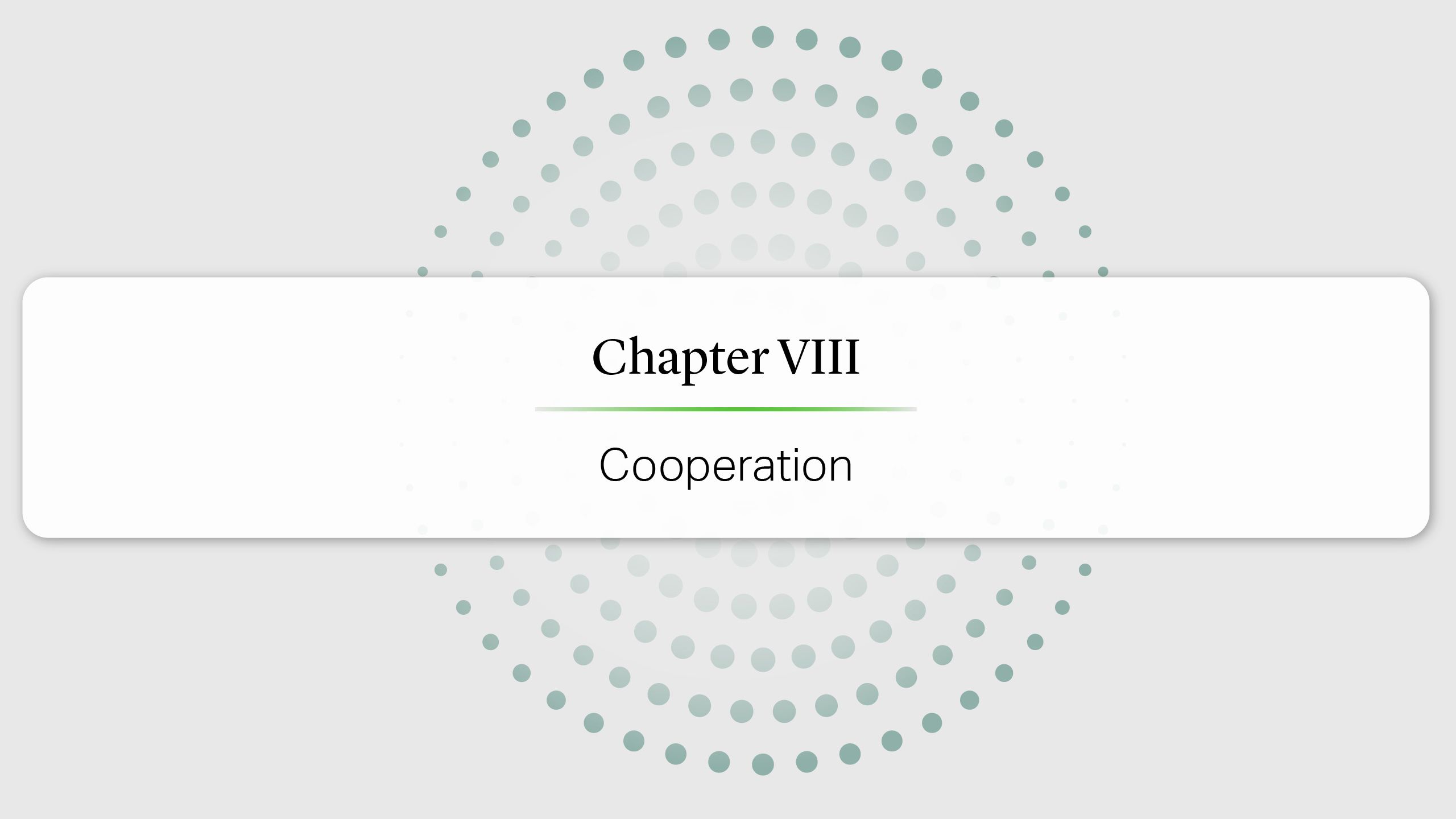 GCMH 2025, Chapter VIII: Cooperation | Cleary Gottlieb