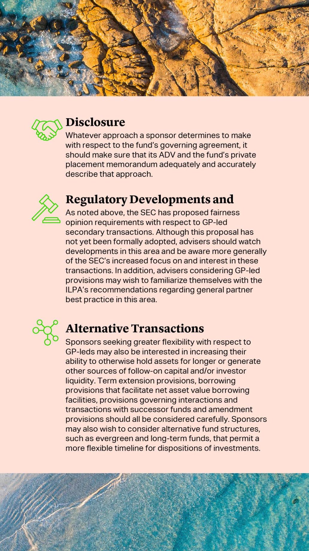 Cleary Gottlieb | Adding Flexibility for GP-Led Secondary Transactions