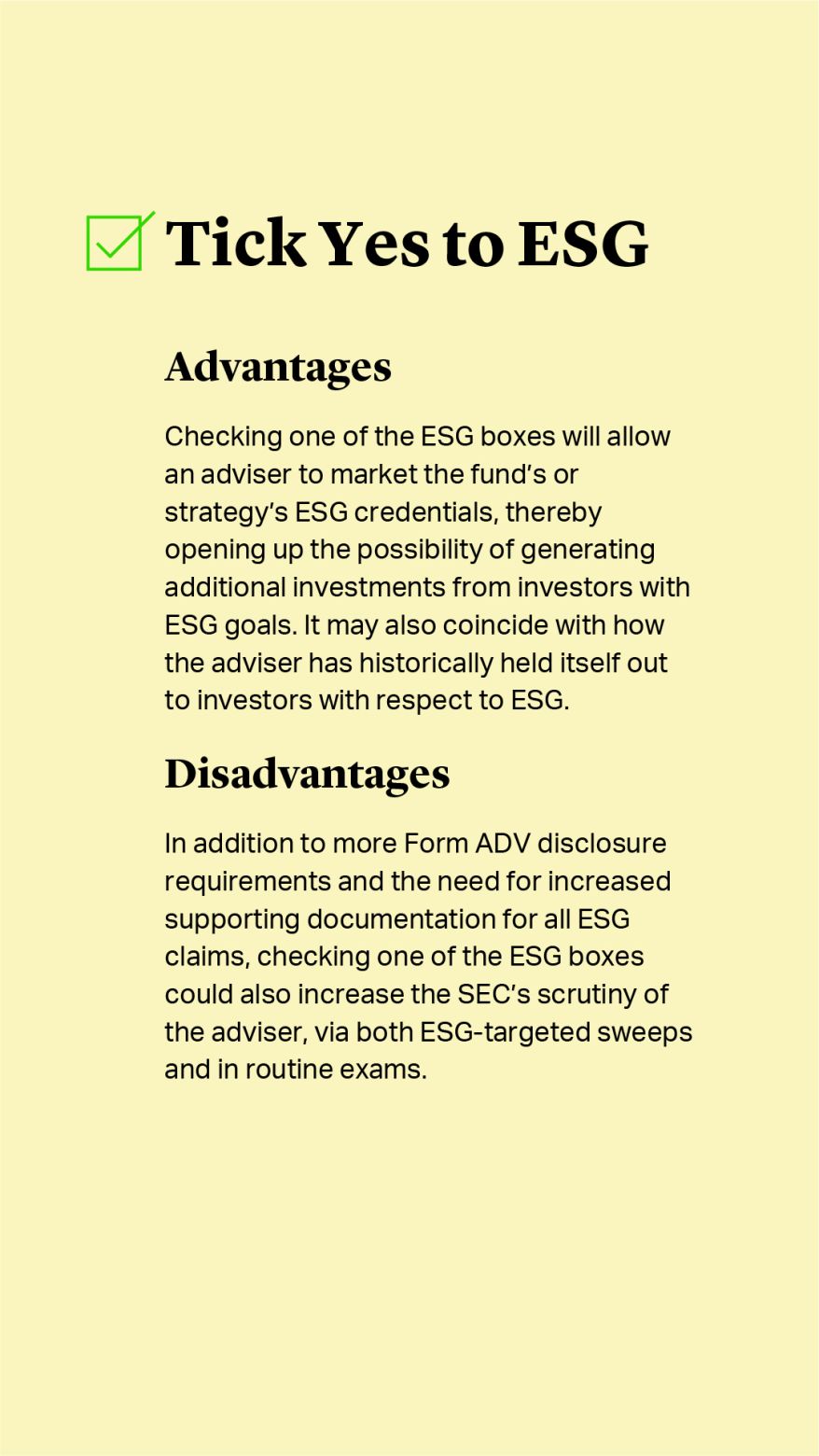 Cleary Gottlieb | Which ESG Box To Check? Implications of How an ...